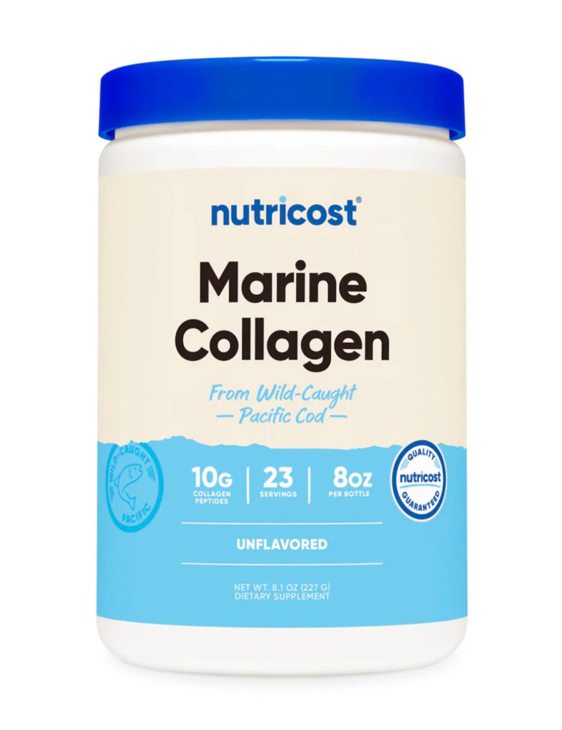 Nutricost Marine Collagen Powder Wild Caught Fish (8 oz) - 23 Servings ...