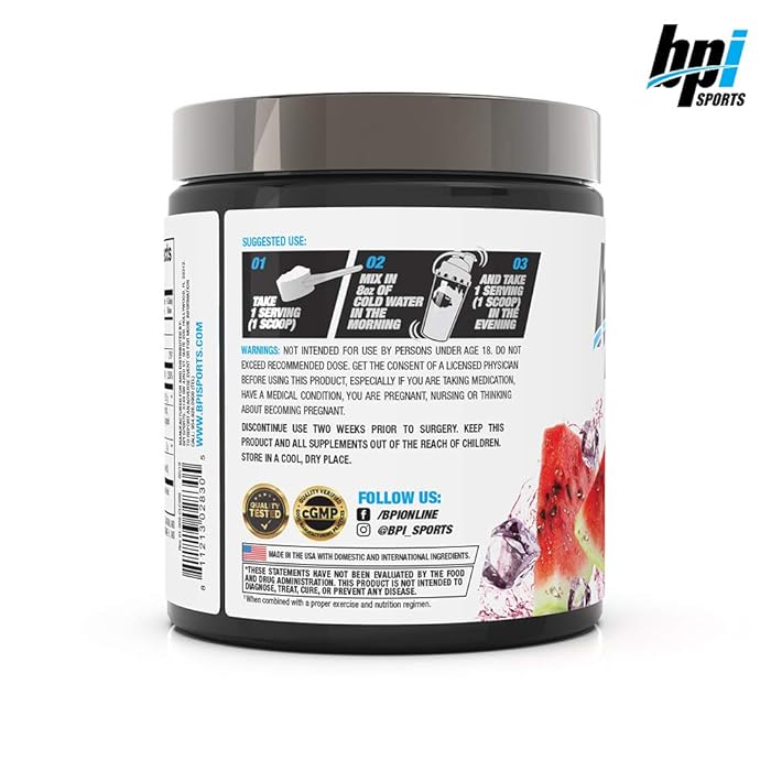 BPI SPORTS CLA + L Carnitine 300g Watermelon – Healthland Co.