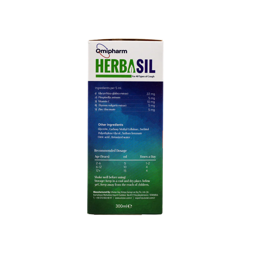 Herbasil Cough Syrup 300 Ml – Healthland Co.