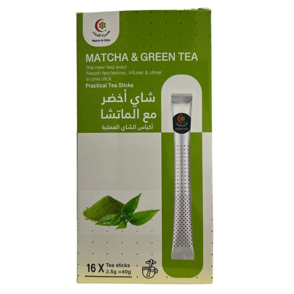 Mujeza Matcha &. Green Tea Sticks 16 pcs – Healthland Co.