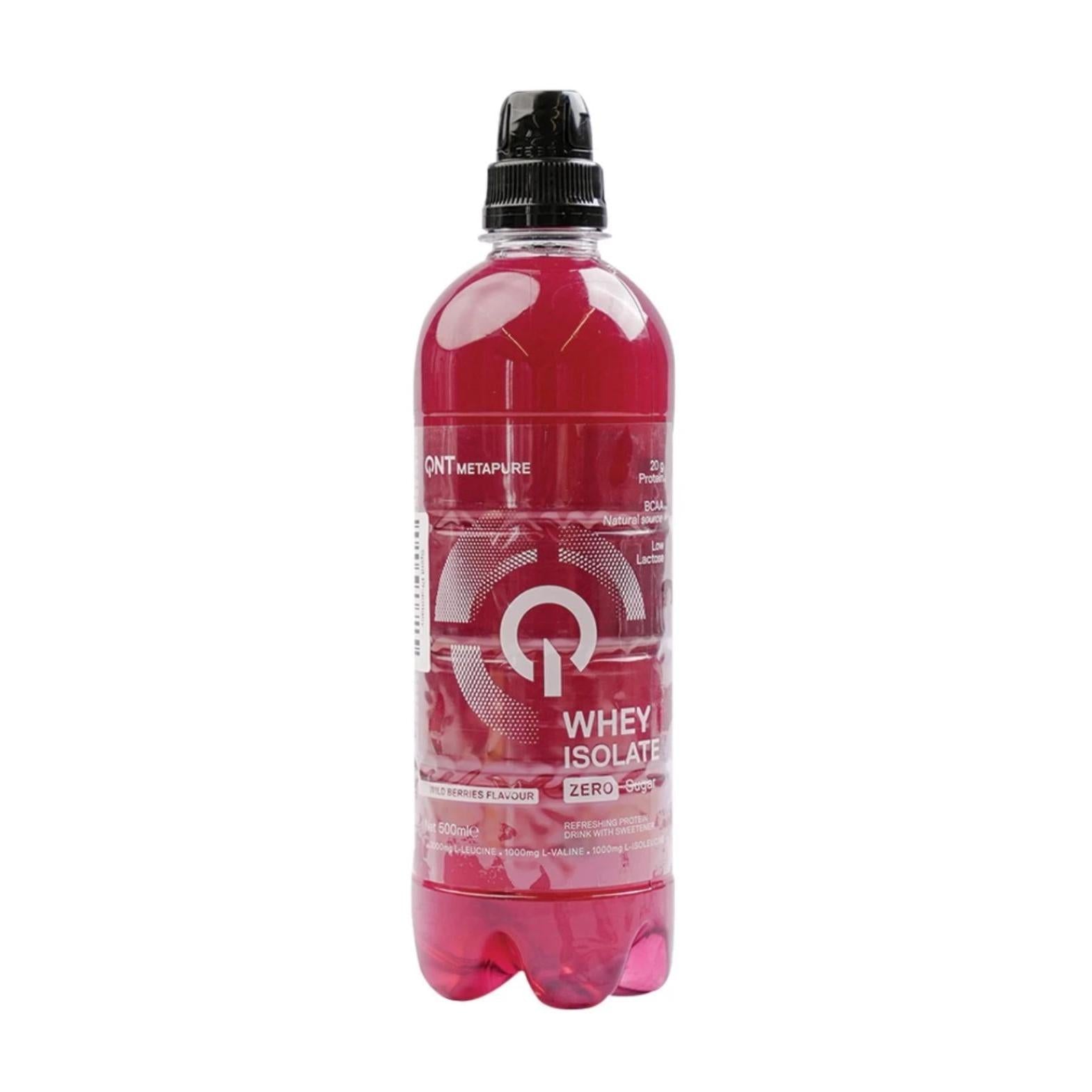 QNT IsoWhey Metapure WildBerry Whey Protein Isolate Drink 500ml ...