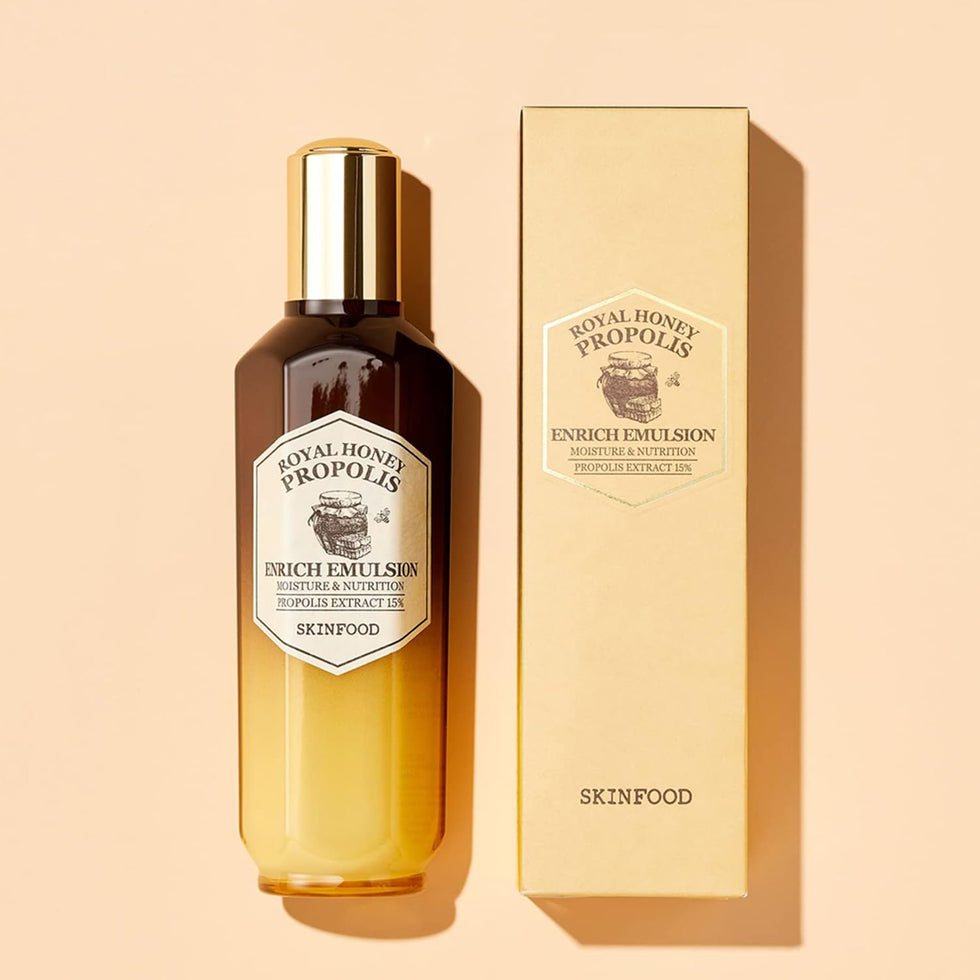 SkinFood Royal Honey Propolis Enrich Emulsion Concentrated Aged Honey ...