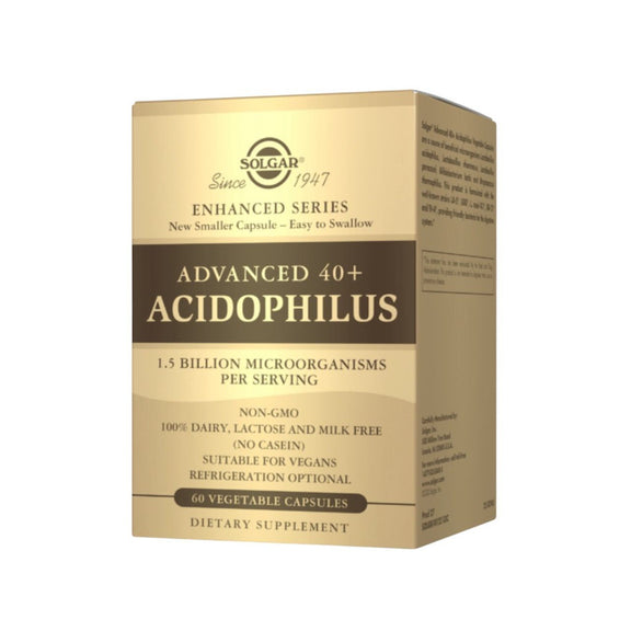 Solgar Advanced 40+ Acidophilus 60 Vegetable Capsules – Healthland Co.