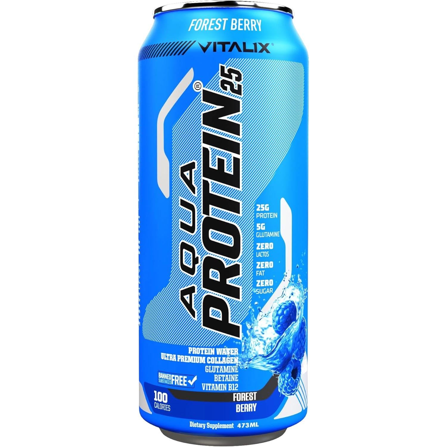 Vitalix Aqua Protein 25 Forest Berry Flavor | 473ml | 25g Protein ...