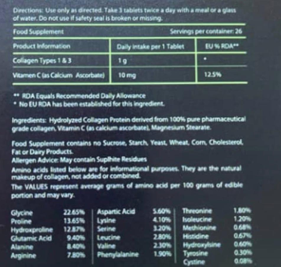 AHS Super Collagen Type 1 & 3 + Vitamin C (160 tab) - For MEN ...